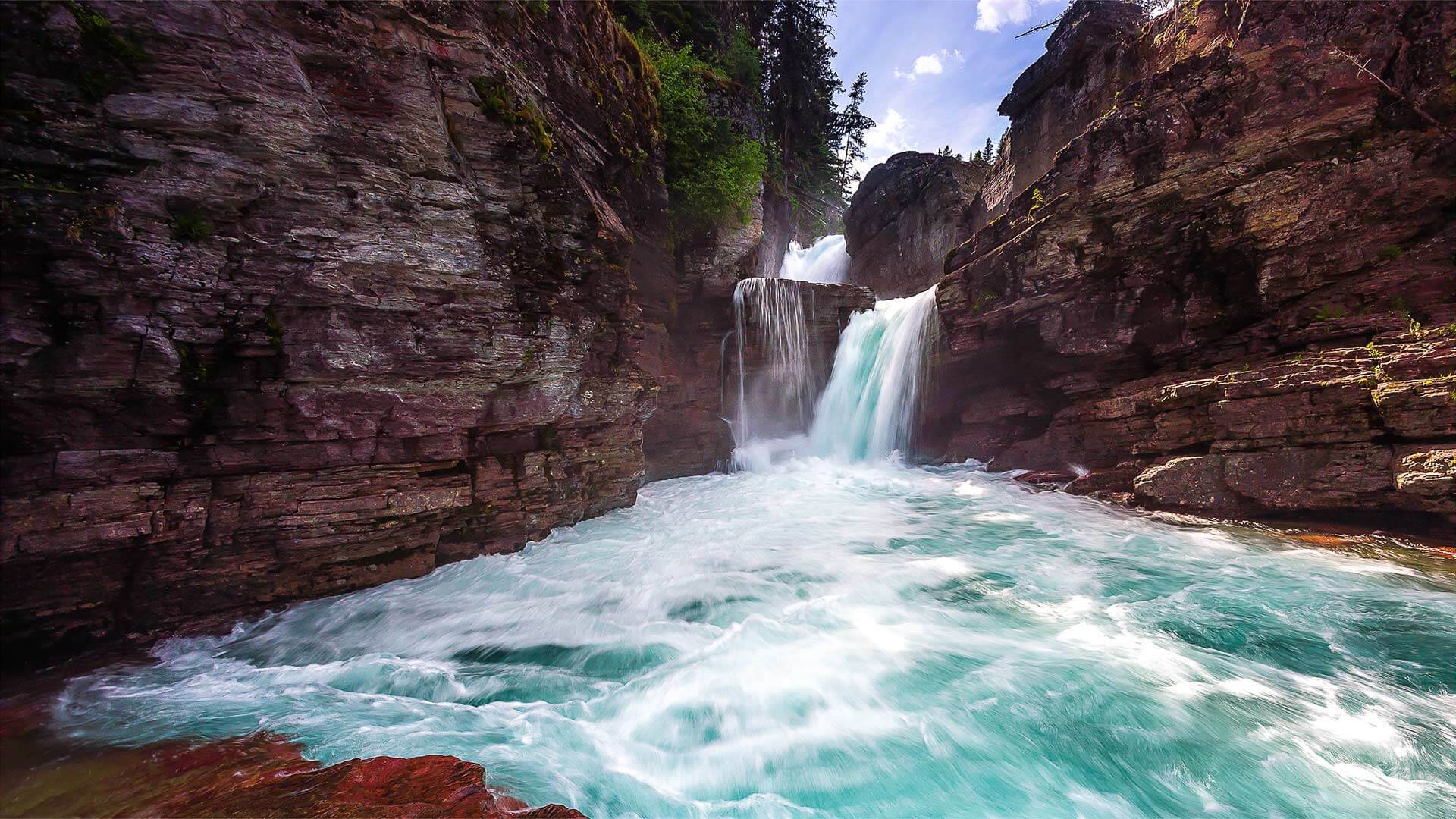 Chasing waterfalls by Microsoft | Wallpapers | WallpaperHub