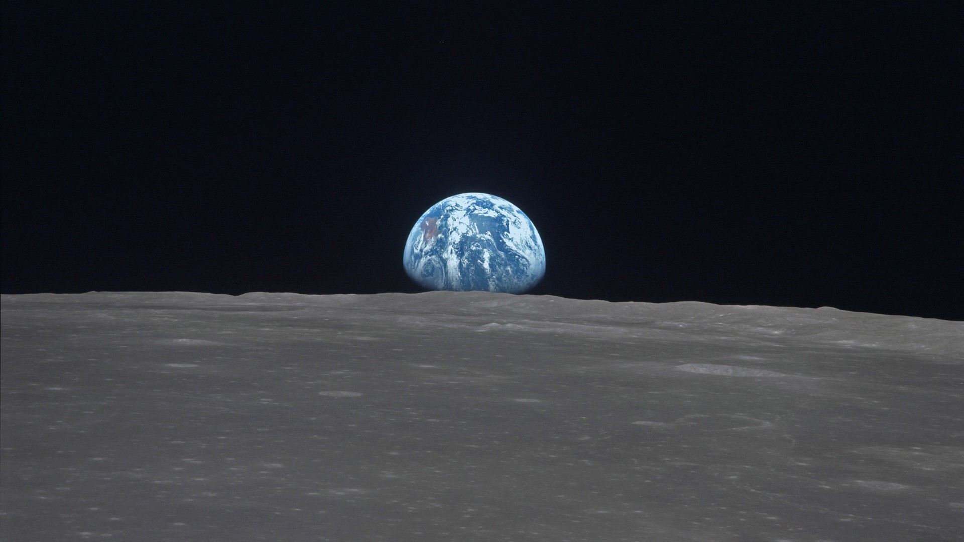 Earthrise on Moon Day by Microsoft | Wallpapers | WallpaperHub