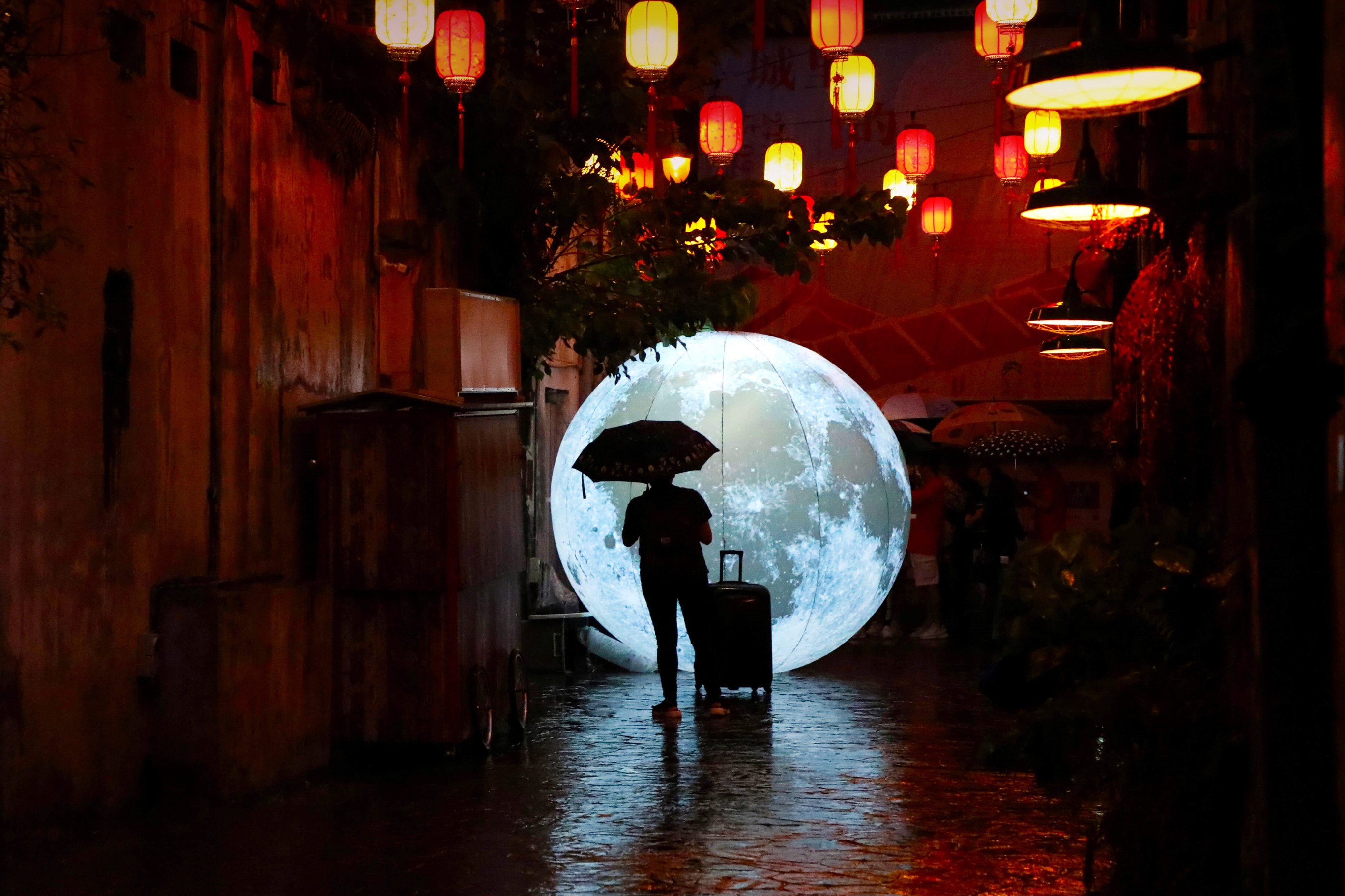 Getting starry-eyed at the moon by Microsoft | Wallpapers | WallpaperHub