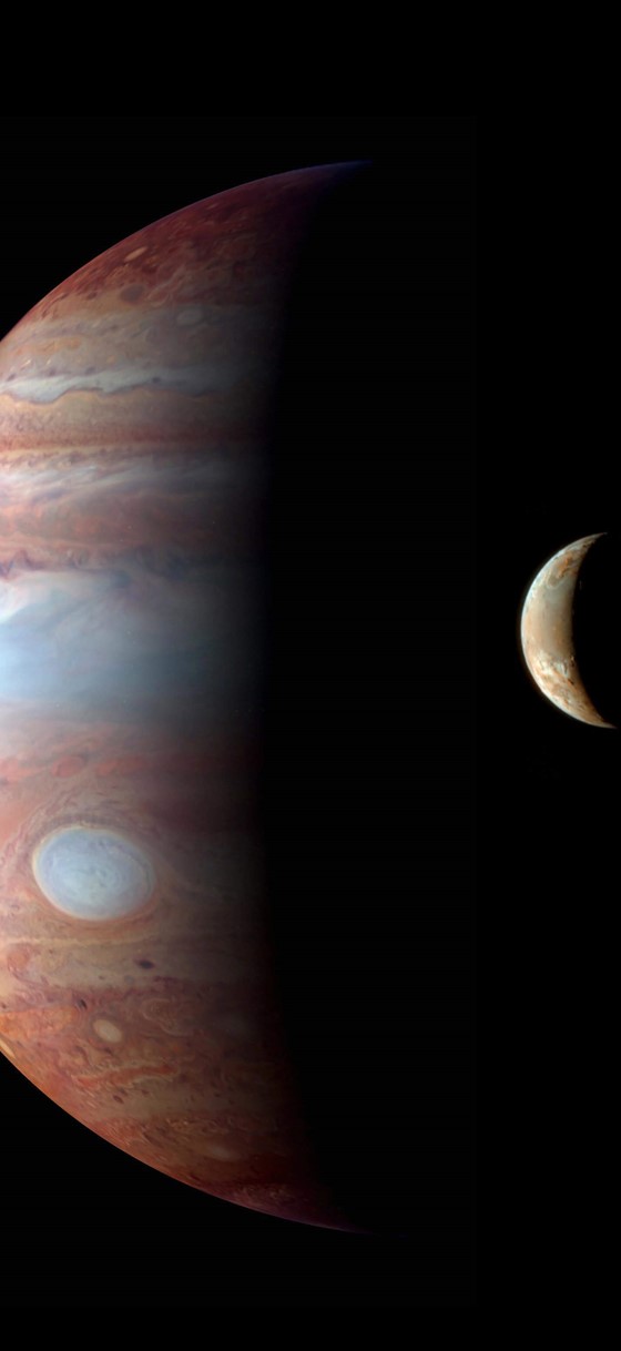 Infrared Jupiter, erupting Io by Microsoft | Wallpapers | WallpaperHub