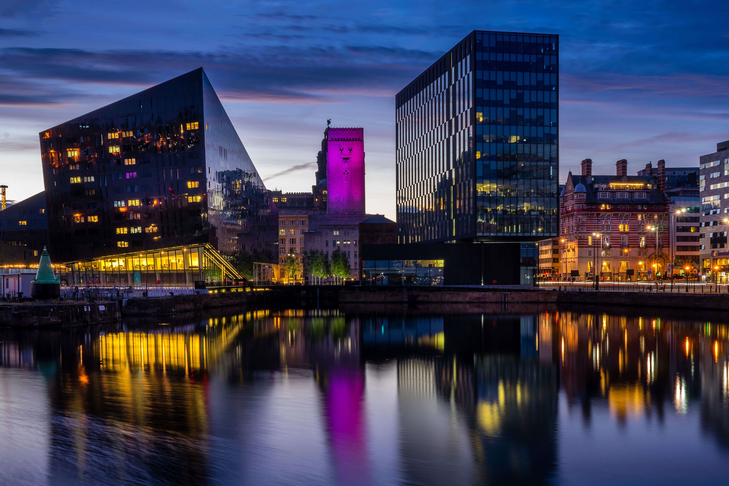 Reflecting on the docks by Microsoft | Wallpapers | WallpaperHub